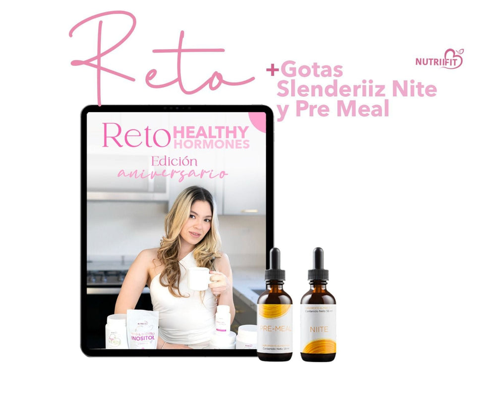 Kit Gotas Slenderiiz Nite y Pre Meal + Plan de Alimentación 28 Días ...
